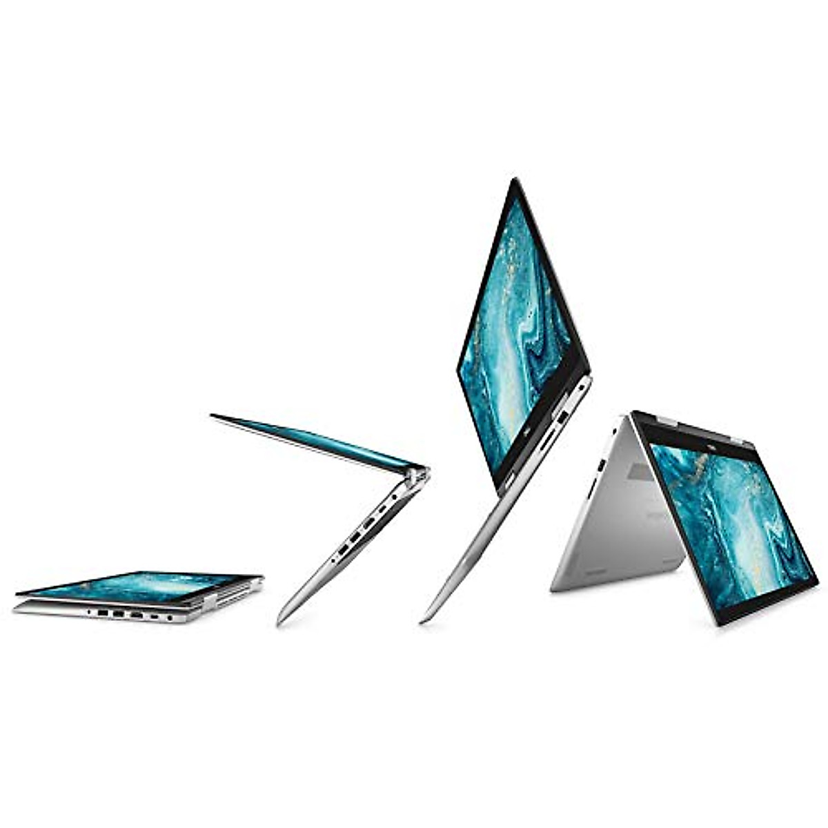 Dell Inspiron 14 5000 2-in-1 convertible Laptop 14 inch, FHD Touchscreen, AMD Ryzen 7 3700U, 512GB SSD, 8GB RAM, Windows 10 home, Silver , i5485-A711SLV-PUS