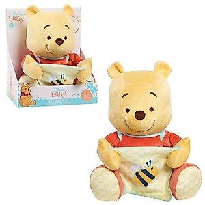 Disney Baby Hide-and-Seek Winnie The Pooh Interactive Plush, Officially Licensed Kids Toys for Ages 09Month by Just Play