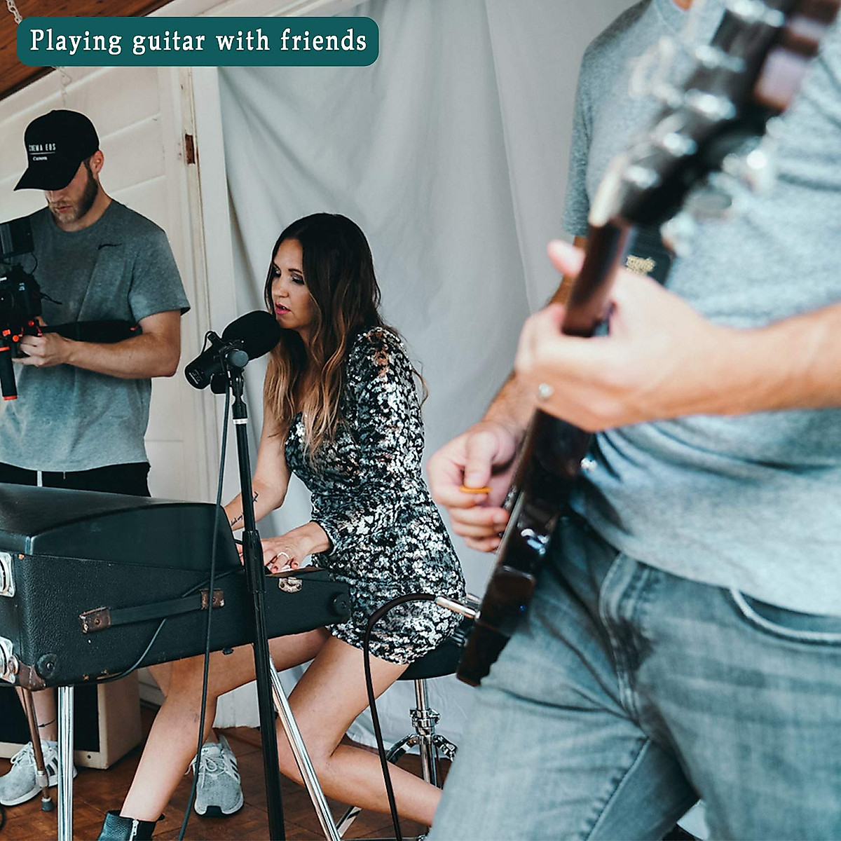 YESPURE USB Guitar Cable,Guitar Bass to USB Link Connection Cable Adapter,Professional Guitar to PC USB Link Recording Cable Lead Adaptor 2.8M/9.2FT