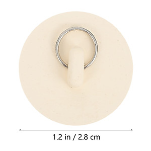 POPETPOP Rubber Sink Stoppers 6 Pack- Drain Stopper Sink Plug with Hanging Ring Anti Clogging Bath Tub Plug Sink Drain Stopper for Kitchen Bathroom Bathtub, 1 inch 25-28 mm