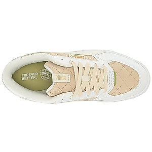 PUMA Women's Karmen Rebelle Van Life Sneaker, Granola-Alpine Snow White, 10