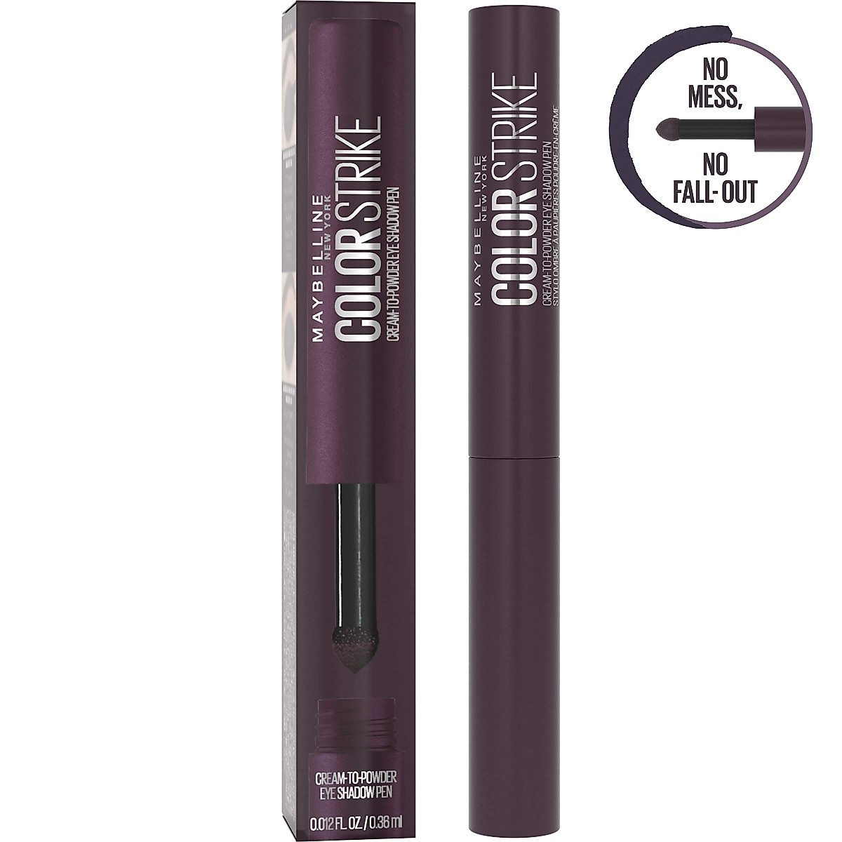 Maybelline New York Color Strike Eye Shadow Pen, Cream To Powder Finish, 10 Crave