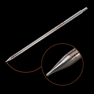 PATIKIL Graduated Dropper Pipettes, 1 Pcs 20ml Reusable Borosilicate Glass Pipette for Transfer Liquid for Laboratory, Chemistry, Clear