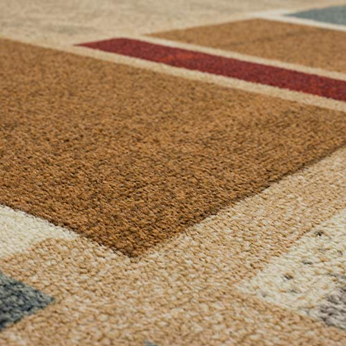 Mohawk Home Soho Regnar Geometric Squares Accent Area Rug, 1'6"x2'6", Multi