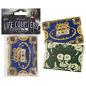 Stratagem 2-Pack Pocket Life Counters for Trading Card Games, Fits in a Deck Box