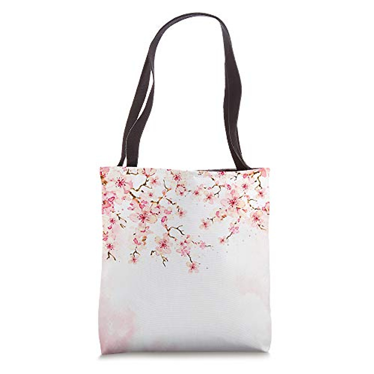 Japan Pink Flower Gift Sakura Florist Anime Cherry Blossom Tote Bag
