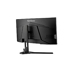 ViewSonic OMNI VX3418-2KPC 34 Inch Ultrawide Curved 1440p 1ms 144Hz Gaming Monitor with Adaptive Sync, Eye Care, HDMI and Display Port