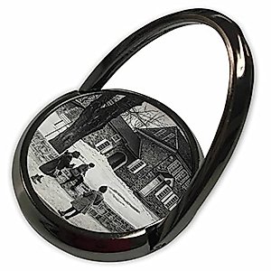 3dRose Magic Lantern Slide Vintage Keystone Visiting Washingtons... - Phone Rings (phr_359661_1)