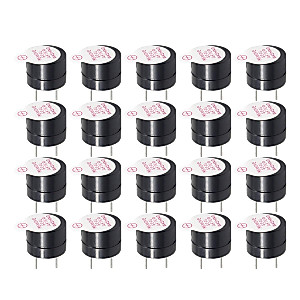 BNYZWOT Electromagnetic Active Buzzer Long Continous Beep Tone Alarm Ringer for Arduino Raspberry Pi 12x9.5mm DC 3V 20PCS