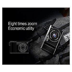 Camera Vlogging Camera, 4K Digital Camera for with WiFi 16X Digital Zoom 180 Degree Flip Screen Wide Angle Lens, Macro Lens Digital Camera