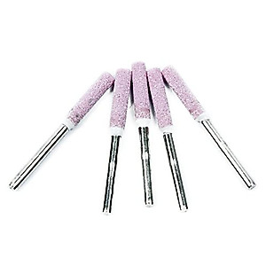 TECKEEN 5 Pack Craftsman Diamond Chainsaw Sharpening Rotary Bit Burr Stone File