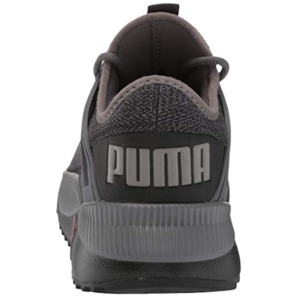 PUMA mens Puma Men's Pacer Future Sneaker, Castlerock-puma Black-high Risk Red, 11.5 US