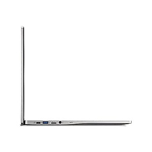 Acer 2022 Chromebook 17.3" FHD for Business and Student Laptop, Intel Celeron N4500 Processor, 4GB RAM, 64GB eMMC Flash Memory, Intel HD Graphics 630, Silver, Chrome OS, 32GB UBS Card