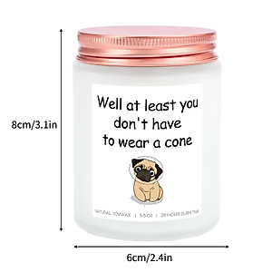 Lavender Scented Soy Candles - Get Well Soon Gifts for Women or Men - Funny Cute After Surgery Cancer Recovery Feel Better Gifts for Friend, Mom, Daughter, Sister Wife, Girlfriend, Her, Him