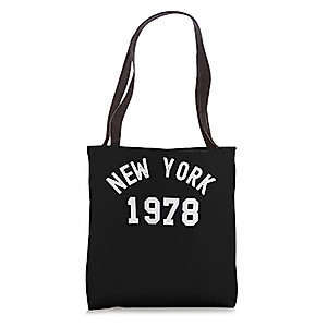 1978 New York Birthday Year State Retro Tourist Memories Tote Bag