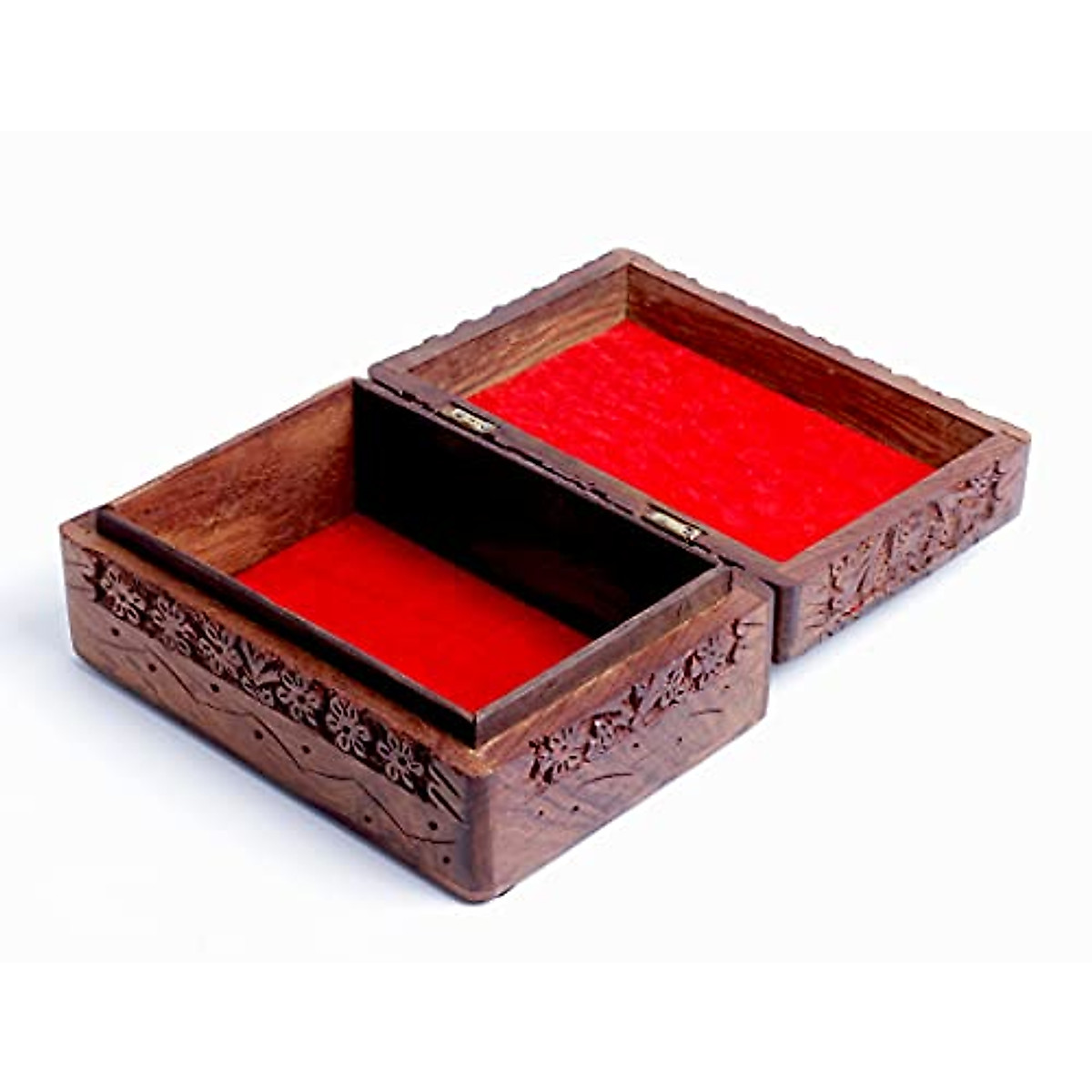 ARTISENIA Handmade Rosewood Keepsake Box Jewellery Chest Organiser Tarot Card Decks Unique Gift Ideas for Women Small 7 X 5 Inches