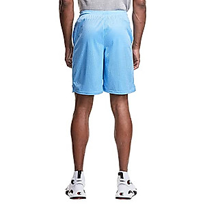 Champion mens 9" Shorts, Mesh Shorts, 9", Mesh Basketball Shorts, Mesh Gym Short, Swiss Blue-407q88, Medium US