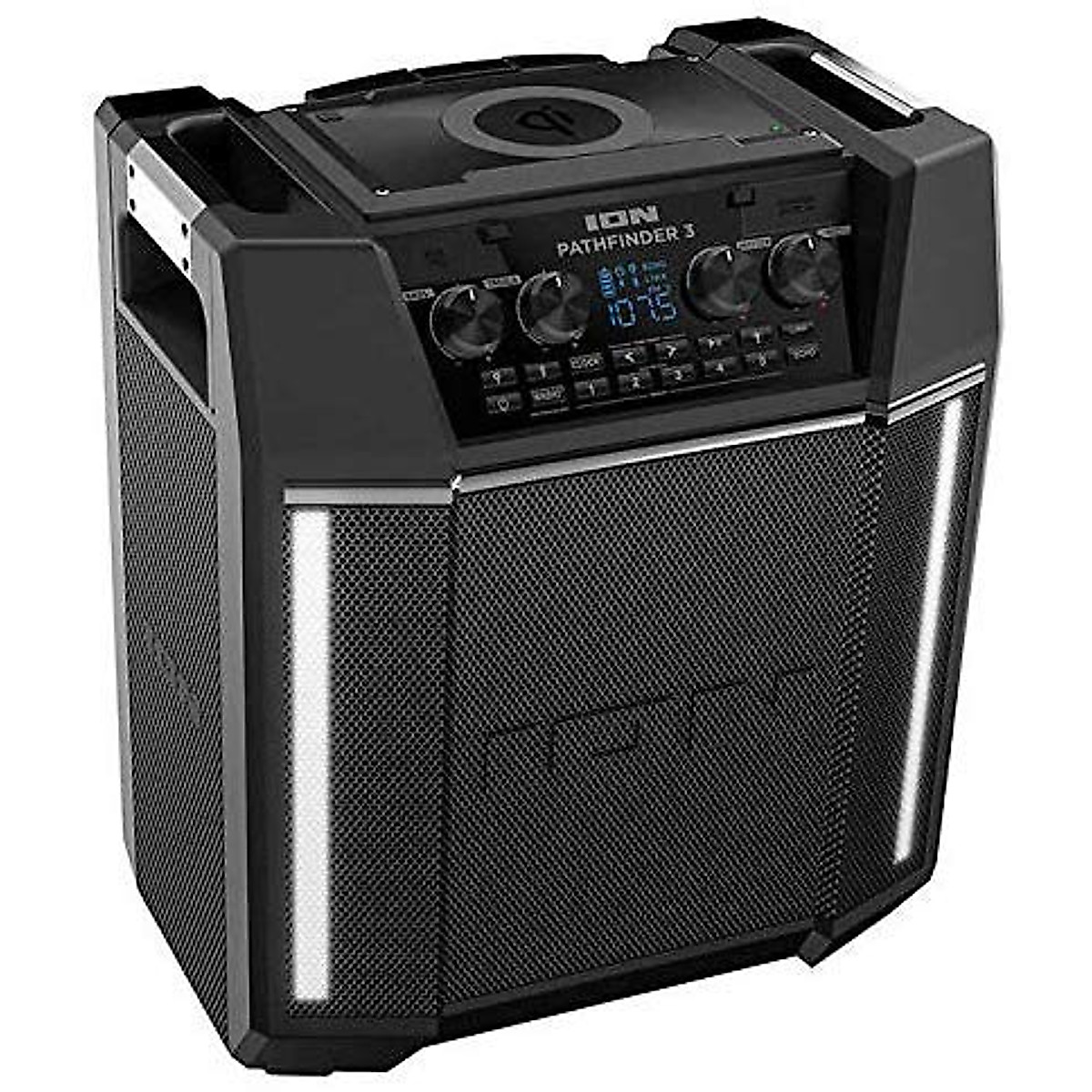 ION Pathfinder 3 Bluetooth Portable Speaker with Wireless Qi Charging