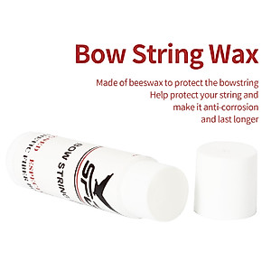 FENJANER Archery 6Pcs Bow String Wax, Protective Bowstring Waterproof Rail Lube for Crossbow Recurve Compound Bow Maintenance, Reduce Bowstring Friction and Prevent Fraying Accessories