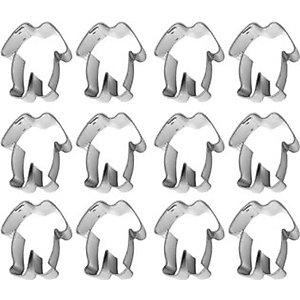 1 Dozen 12 Mini Pajamas Footie Baby One Piece Cookie Cutter 2'' Metal | Baby Reveal Shower | Birthday Party - JES