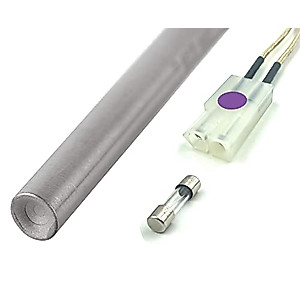 Replacement Grill Igniter/Hot Rod, Heating Rod for Traeger Pellet Grills and Smokers, Pit Boss, Camp Chef and Z-Grills Wood Pellet Grill Models, with a Piece of Fuse