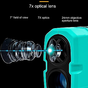 FIDDAA Golf Rangefinder,Multifunctional Rangefinder,800m Laser Range Finder,7X Magnification,