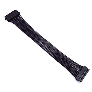ZLKSKER 24 Pin Motherboard Power Supply Cable 12 Inch, 18AWG ATX Power Supply Extension Wire, 24 Pin Male to 24 Pin Female