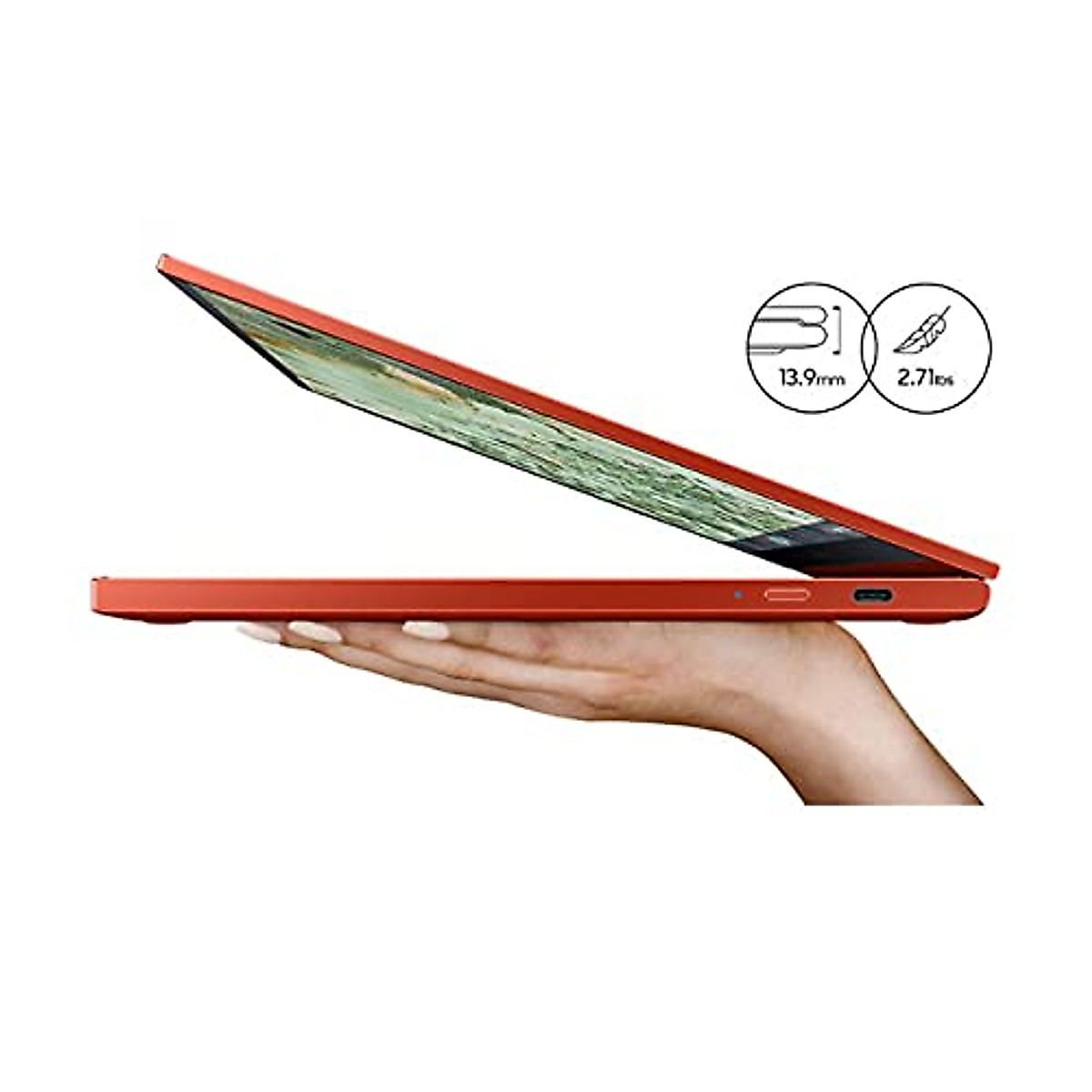 Samsung Galaxy Chromebook 2 XE530QDA-KA1US 13.3" Touchscreen 2 in 1 Chromebook - Full HD - 1920 x 1080 - Intel Core i3 (10th Gen) i3-10110U 2.10 GHz - 8 GB RAM - Fiesta Red