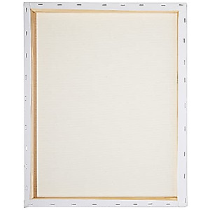 Sargent Art 16 x 20 inch Stretched Canvas, Pack of 10 Pieces, Blank White Canvases, Double Acrylic Titanium Priming, Perfect for Acrylic, Oil, and Art Projects, Acrylic Pouring & Wet Media
