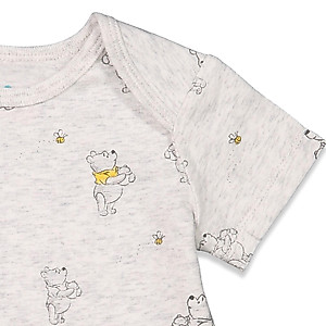 Disney Winnie the Pooh Newborn Baby Boys 3 Pack Bodysuits 0-3 Months
