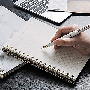 Grayboard Hardcover A5 Notebook,80 sheets Spiral Journal Notebook,6.1"x8.3" Double Wire-O (Grey)