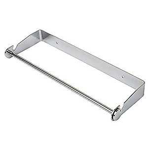 PHUNAYA Under Cabinet Paper Towel Holder Wall Mount for Home Kitchen,Stainless Steel for Large Rolls-Chrome