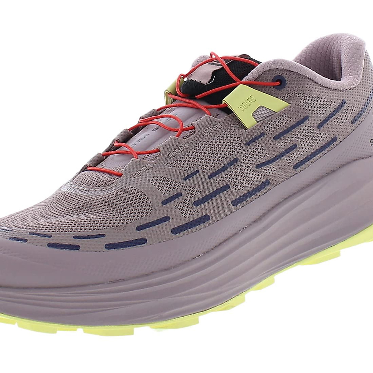 Salomon Ultra Glide Womens Shoes Size 7, Color: Quail/Yellow Iris/Fiery Red