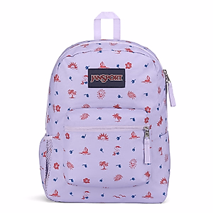 JanSport Backpack Cross Town Lagoon Luau, One Size