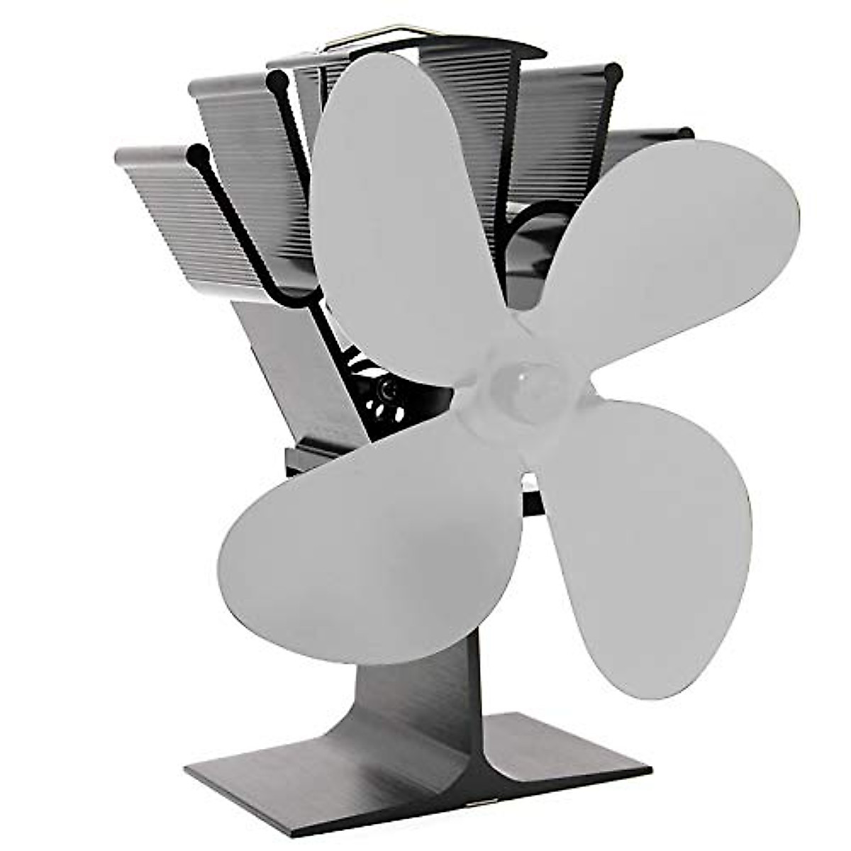 SF104 4 Blades Heat Powered Stove Fan for Wood Log Burner Heater Fireplace Fuel Room heater Fire in winter Fireplace cooling