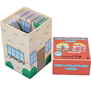 Really Good Stuff Build-A-Word-Family House Activity