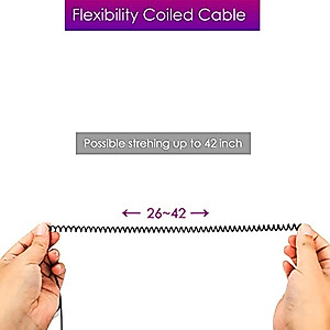 Remtise 3.5mm Receiver/Listen Only Headset Single Wire Earhook Earpiece for Two-Way Radios/Walkie Talkie Speaker Mics (Black)