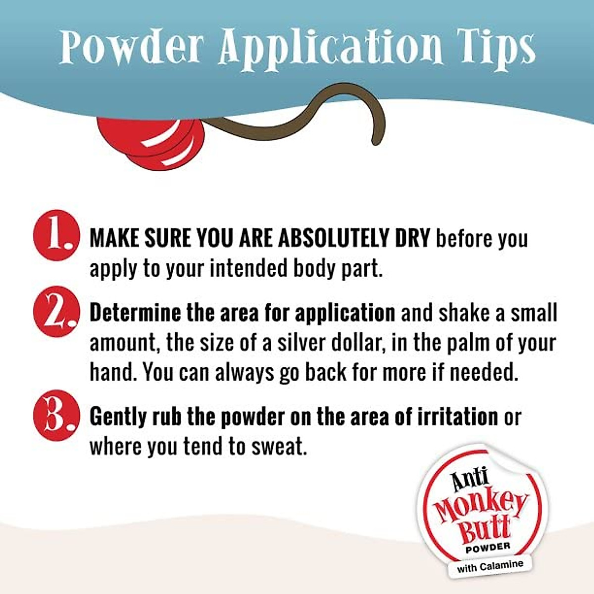 Lady Anti-Monkey Butt Powder with Cornstartch [Health and Beauty] [Misc.]