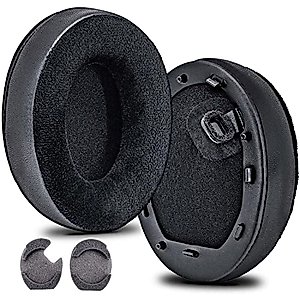 WH-1000XM4 Upgrade Hybrid Velour Earpads Replacement for WH1000XM4 WH-1000XM4 Headphones - Soft Velour/Durable Wear-Resistant Leather/Ear Cushion by JESSVIT
