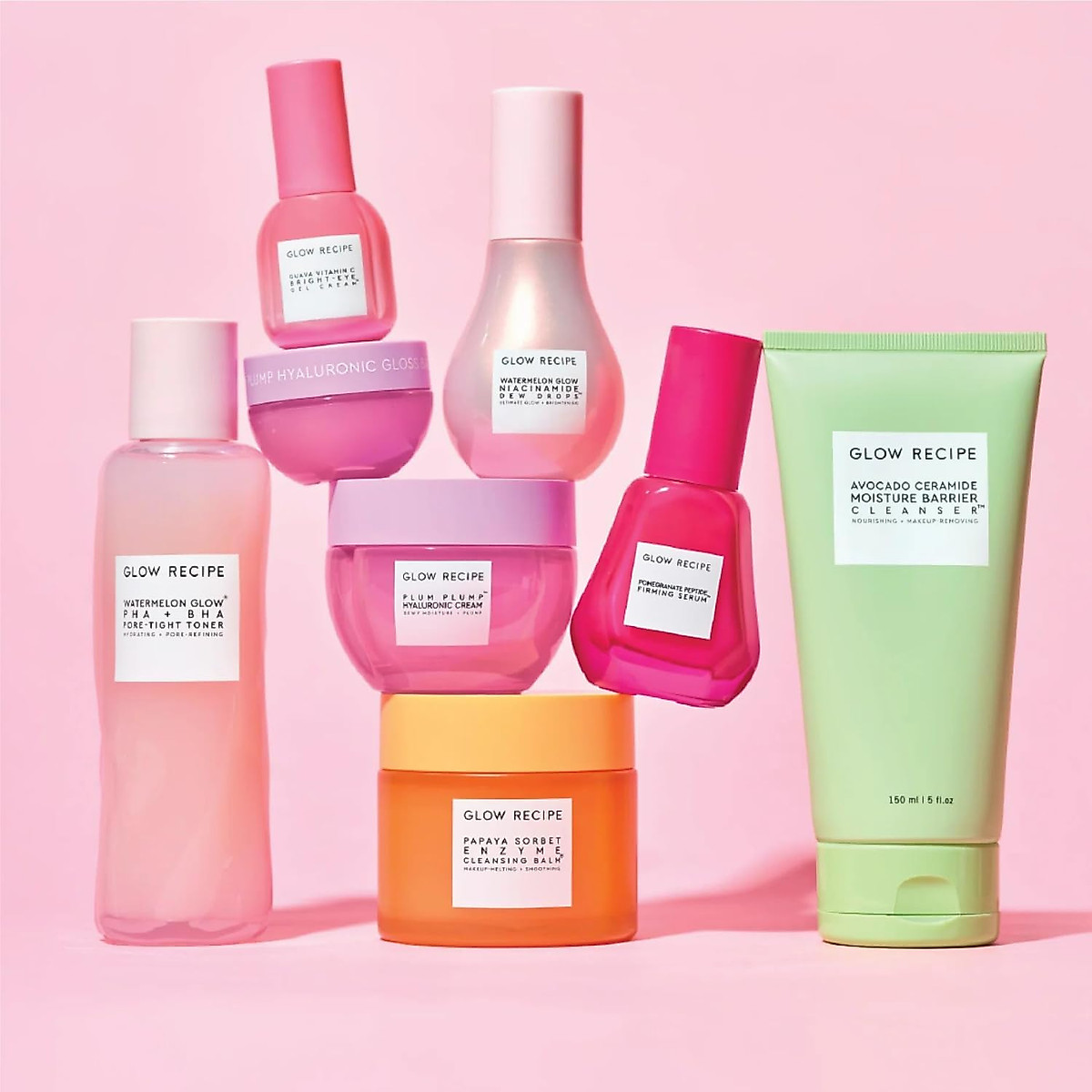 Glow Recipe Papaya Enzyme Cleansing Balm Makeup Remover - Gentle Exfoliator, Makeup Melting Balm & Face Cleanser for Women - Exfoliating Face Wash to Even Skin Tone & Lock-in Facial Hydration (3.38oz)