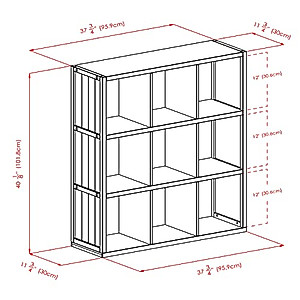 Winsome Timothy Shelving, small, Black