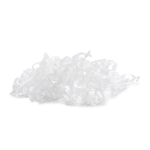 Holiday Lighting Outlet Christmas Light Clip | All in One Plus | Use with C9, C7, and LED Mini Lights | Christmas Light Hangers for Gutters | 100 Pack