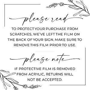 Memory Table Sign - High-Quality Handmade Acrylic In Loving Memory Wedding Sign - Durable, Lightweight & Timeless Decor - Perfect for Special Event & Destination Weddings | (5X7, Clear Acrylic Stand)