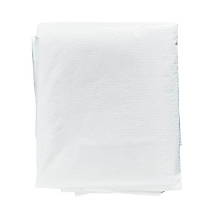 Clean Tek White Plastic Disposable Apron - 42" x 27 1/2" - 100 count box - Restaurantware