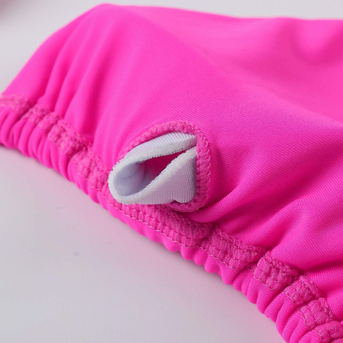 MOSHENGQI Women Sexy Brazilian Bikini 2 Piece Spaghetti Strap Top Thong Swimsuit Bathing Suit(M,0Hot Pink-Rose)