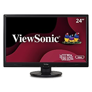 ViewSonic VA2446MH-LED 24in 1080p LED Monitor HDMI, VGA (Renewed)