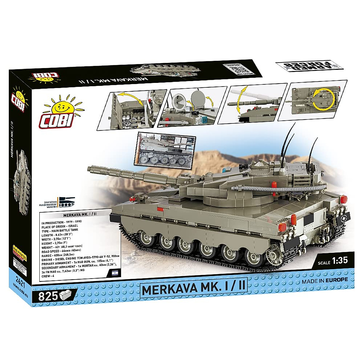 COBI Armed Forces Merkava Mk. I/II Israeli Main Battle Tank