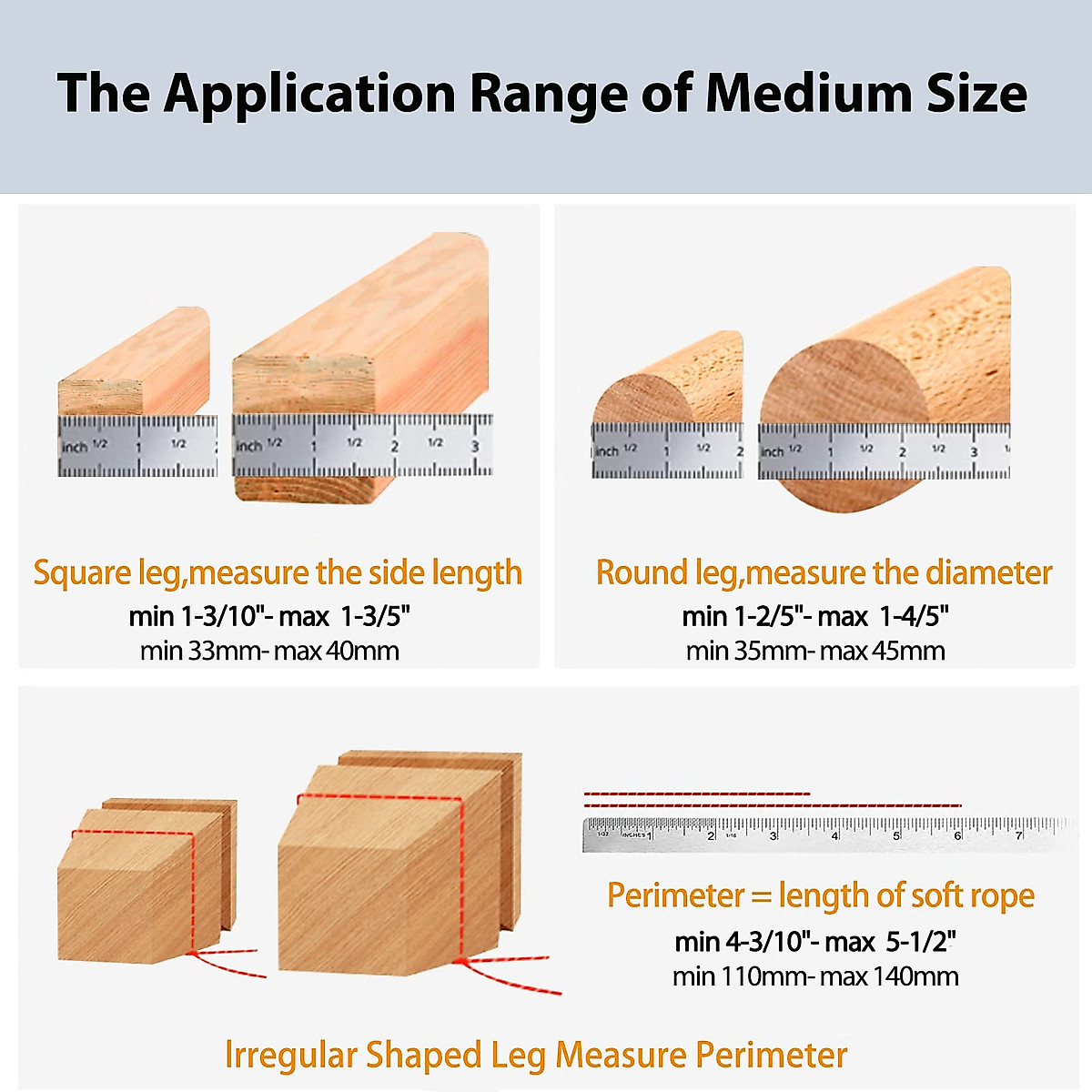 32Pcs Silicone Chair Leg Floor Protectors, Chair Leg Protectors for Hardwood Floors