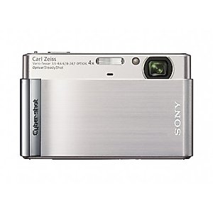 Sony Cyber-shot DSC-T90 12.1 MP Digital Camera with 4x Optical Zoom and Super Steady Shot Image Stabilization (Silver)