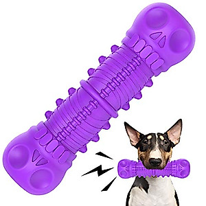FRLEDM Dog Toys-Dog Toys for Large Dogs Aggressive Chewers,Toughest Natural Rubber Dog Bones Interactive Dog Toys for Dogs-Teeth Cleaning Chews for Large/Medium Breed Dogs